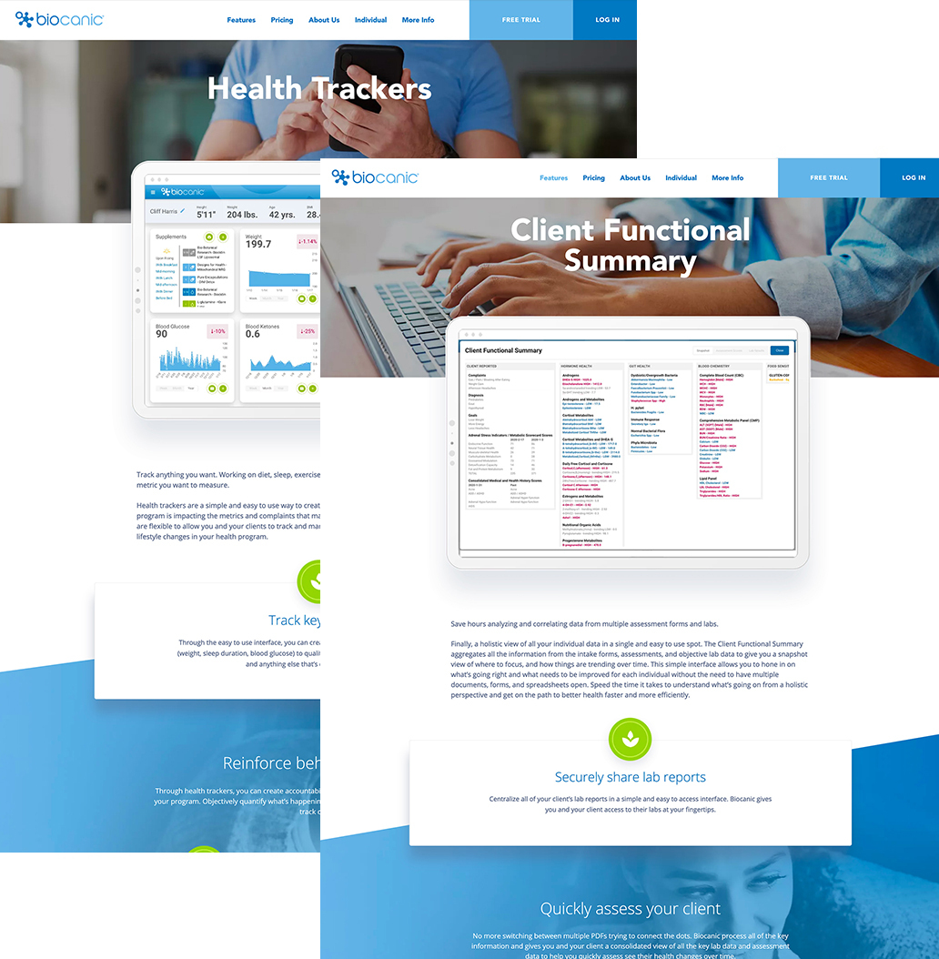 Custom Page Designs - TinyFrog Technologies